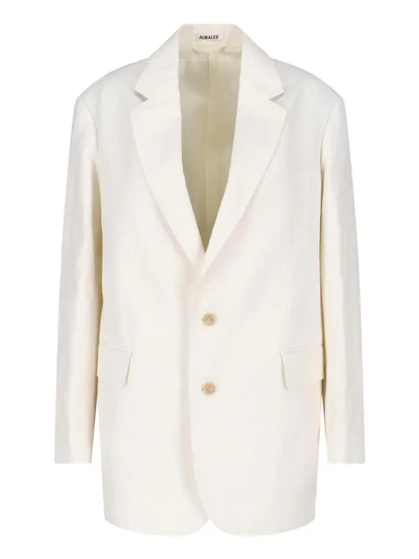 Max Mara Single-breasted Blazer - White