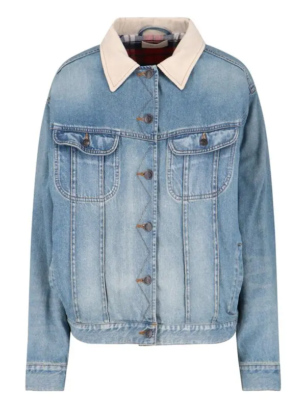 THE ROW Jorelle Cotton Jacket - Light Blue