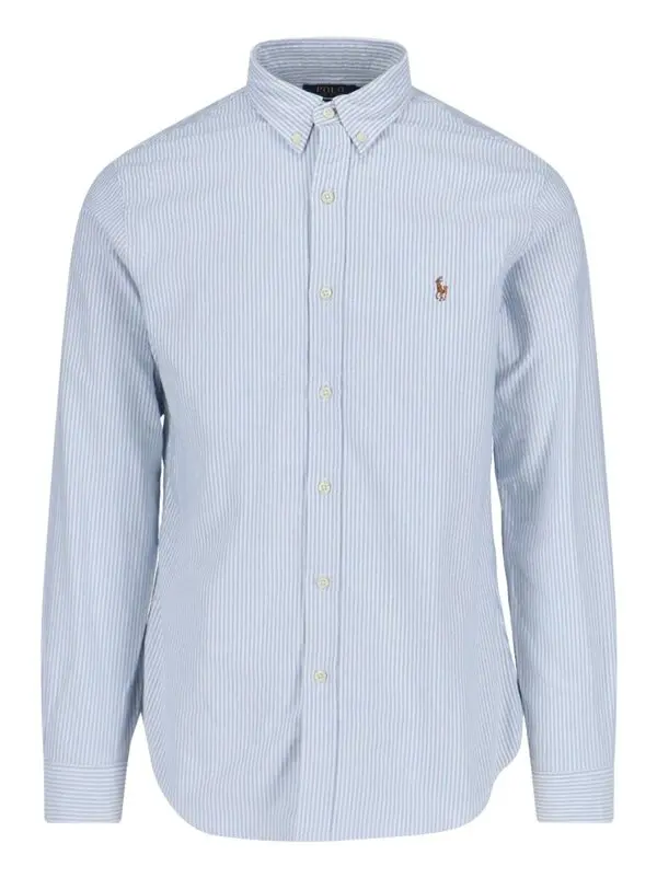 Miu Miu Logo Shirt - Light Blue