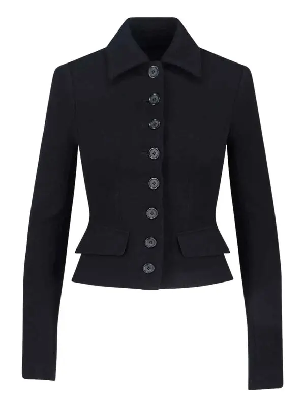 Burberry Virgin Wool Jacket - Black