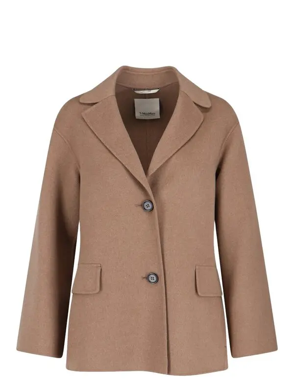 Burberry Virgin Wool Jacket - Brown