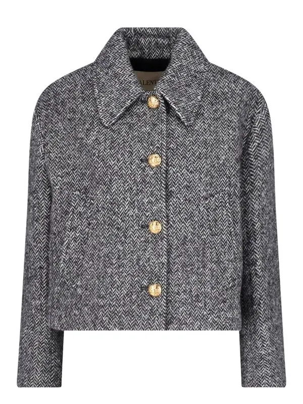 GOLDEN GOOSE Virgin Wool Jacket - Gray