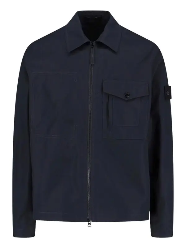 JIL SANDER Logo Jacket - Black