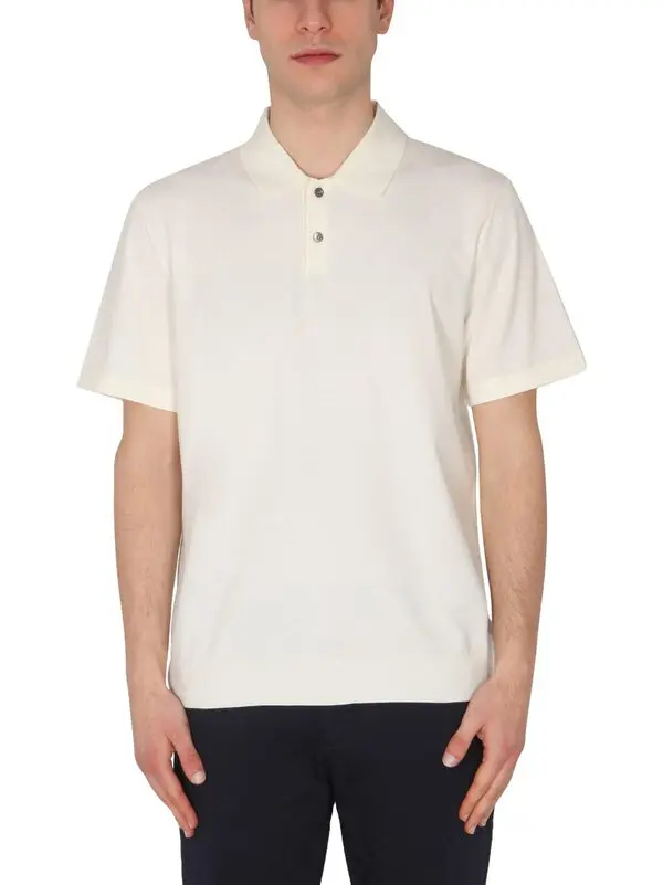 Theory Regular Fit Polo - Ivory