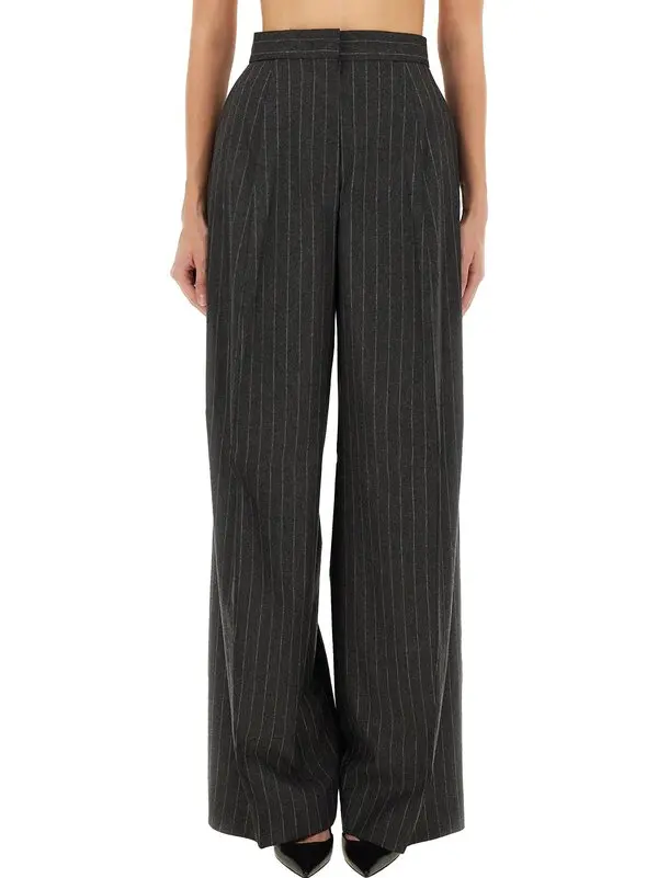 Sportmax Wide Leg Trousers - Charcoal