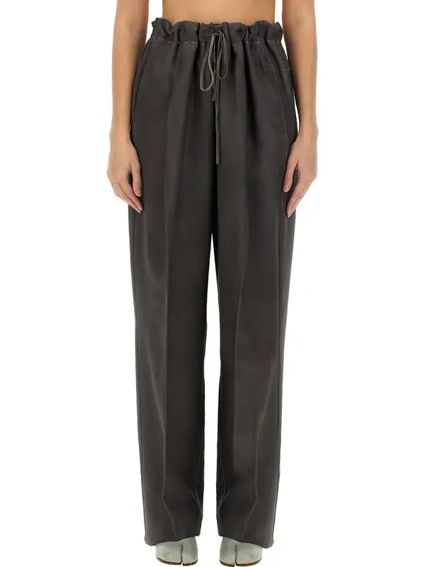 MAISON MARGIELA Wool And Mohair Oversized Pants - Grey