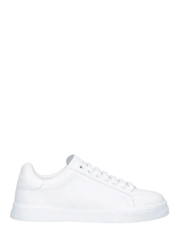 Dolce & Gabbana Portofino Vintage Sneakers - White