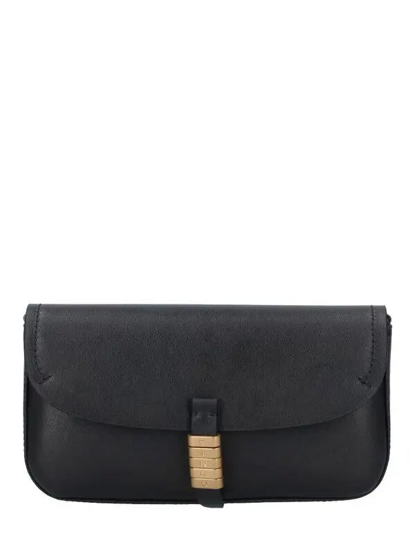 Pinko Saddle Crossbody Bag - Black