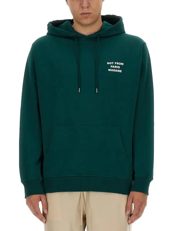 Drole De Monsieur Logo Sweatshirt - Green
