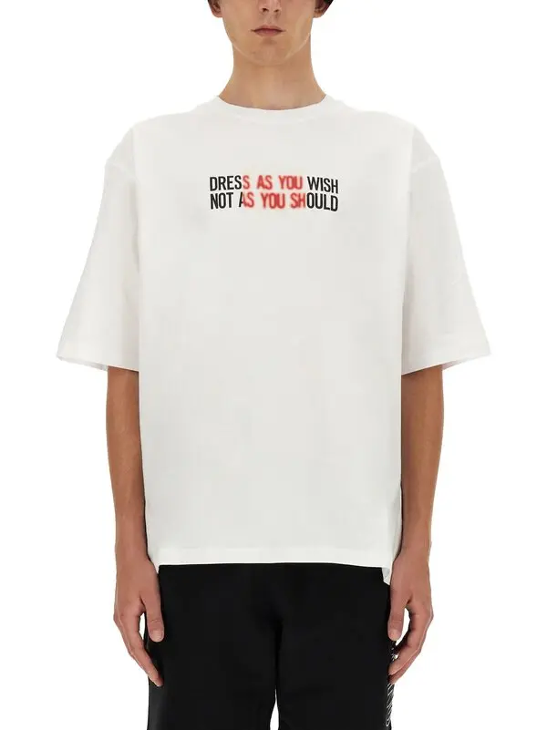 Moschino T-shirt With Logo - White