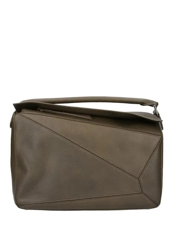 Loewe Puzzle Edge Large Bag - Green