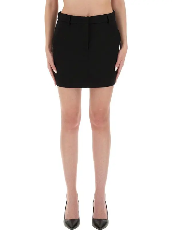 Moschino Mini Tailored Skirt - Black