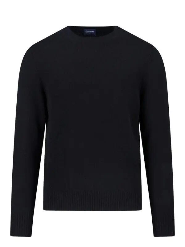 Loro Piana Cashmere High Neck Sweater - Black