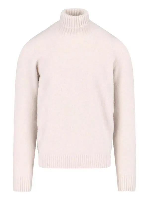 DRUMOHR Cashmere Crew Neck Sweater - Cream