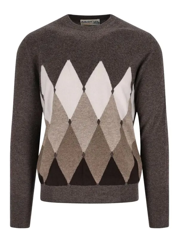 DRUMOHR Cashmere Crew Neck Sweater - Taupe