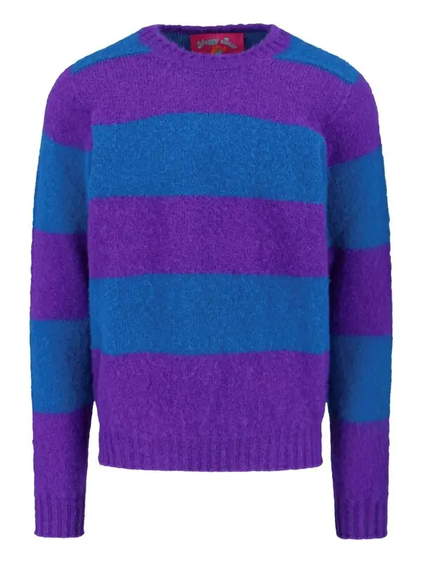 Howlin' Shaggy Bear Sweater - Purple