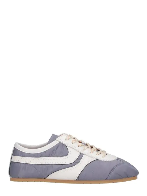 Dries Van Noten Leather Sneakers - Light Blue