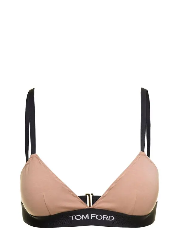 TOM FORD Logo Band Top - Nude