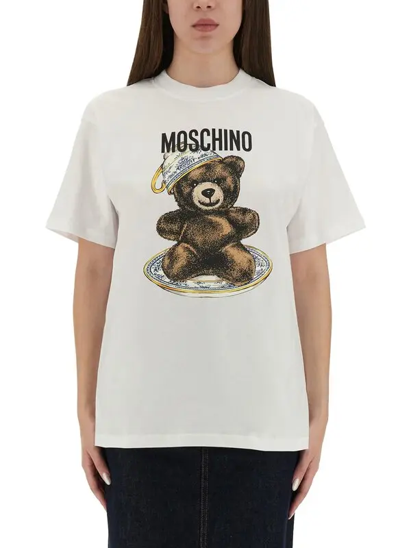Moschino Printed T-shirt - White