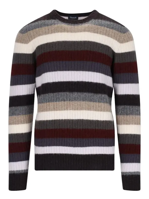 DRUMOHR Striped Wool Sweater - Multi