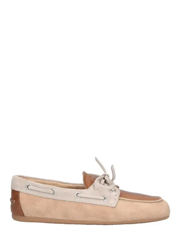 Miu Miu Suede Loafers - Beige