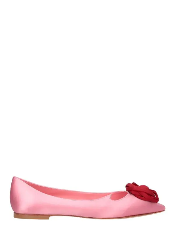 ROGER VIVIER Rose Vivier Ballet Flats - Pink