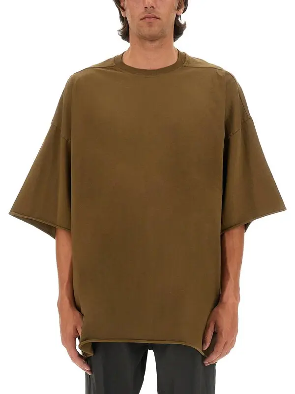 Rick Owens Cotton Jersey T-shirt - Brown