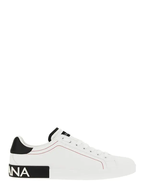Dolce & Gabbana Portofino Low Top Sneakers - White