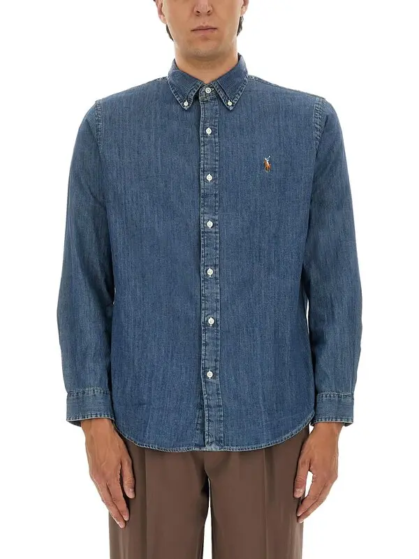 Polo Ralph Lauren Custom Fit Shirt - Denim