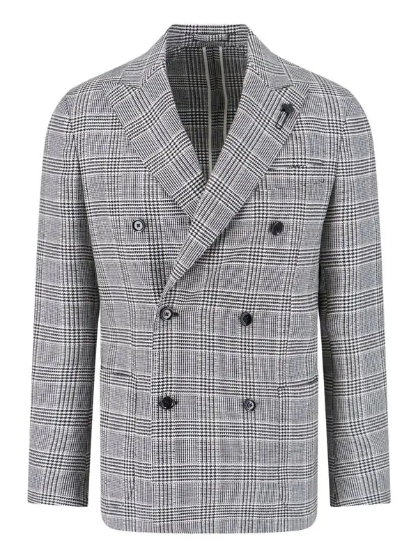 Balmain Double-breasted Cashmere Blazer - White