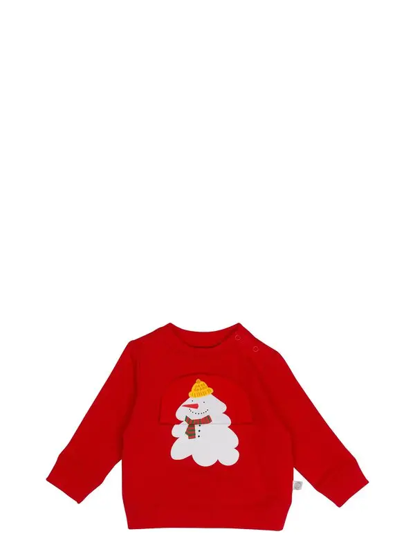Stella McCartney Printed Crewneck Sweatshirt - Red