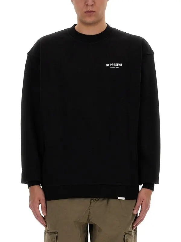 REPRESENT Sweatshirt With Logo - Black