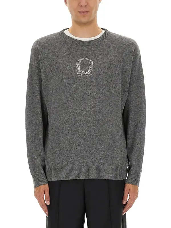 Moschino Wool And Cashmere Pullover - Grey