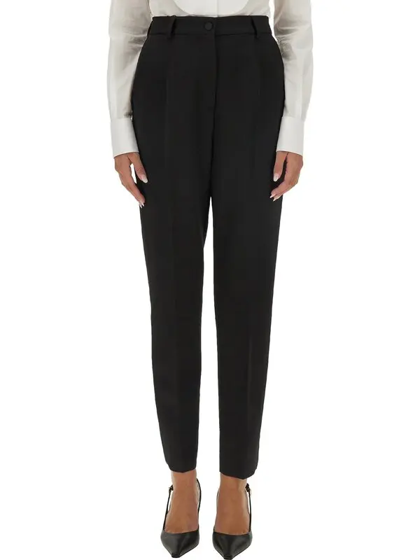 Dolce & Gabbana Tailored Tuxedo Trousers - Black