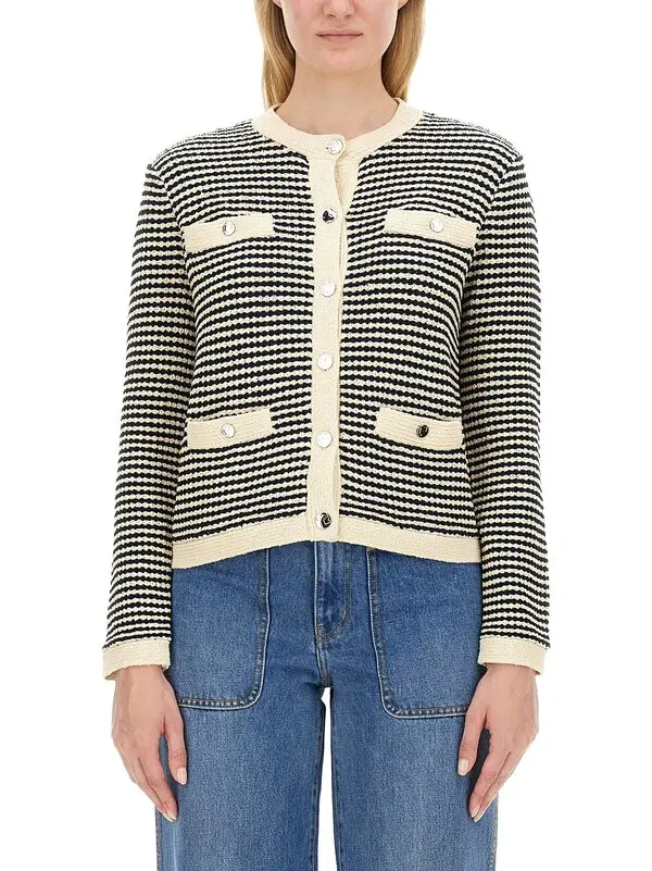 Tory Burch Kendra Cardigan - Blue