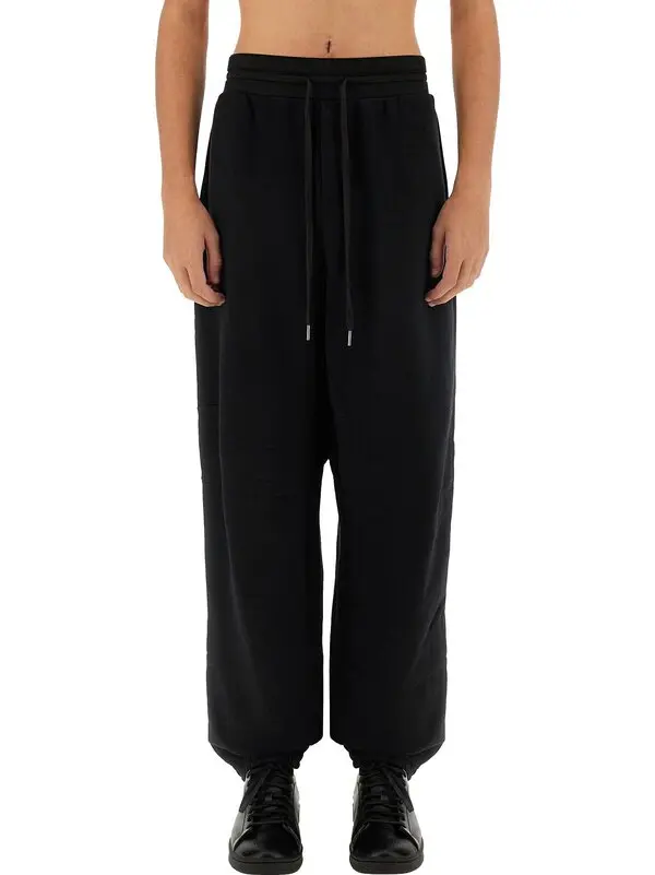 Helmut Lang Regular Fit Cotton Pants - Black