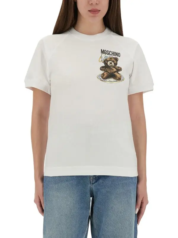 Moschino Printed T-shirt - White