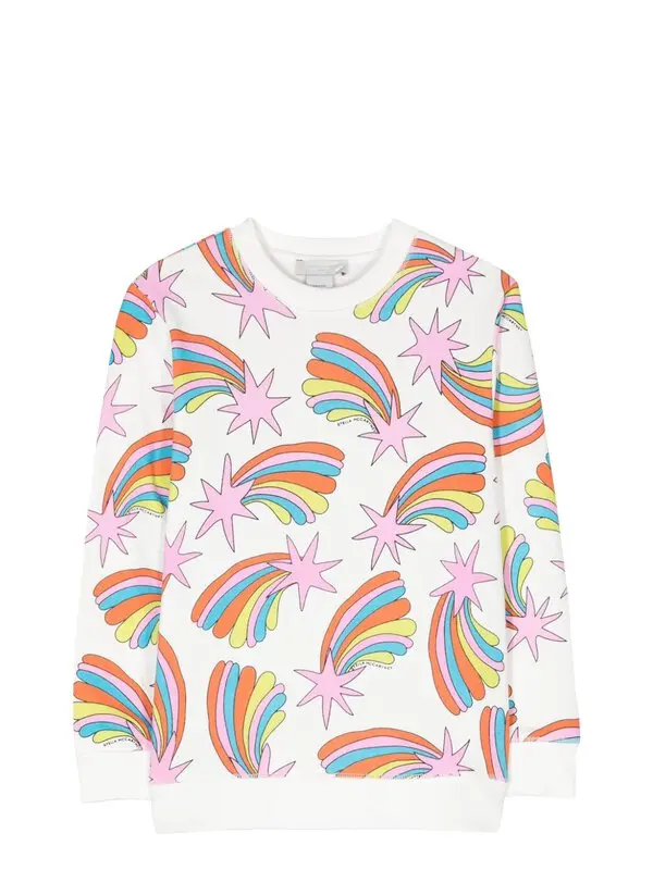 Stella McCartney Printed Cotton Sweatshirt - Ivory