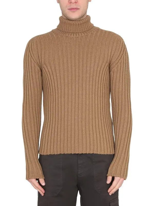 TEN C Turtleneck Sweater - Beige