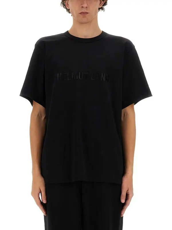 Helmut Lang T-shirt With Logo - Black