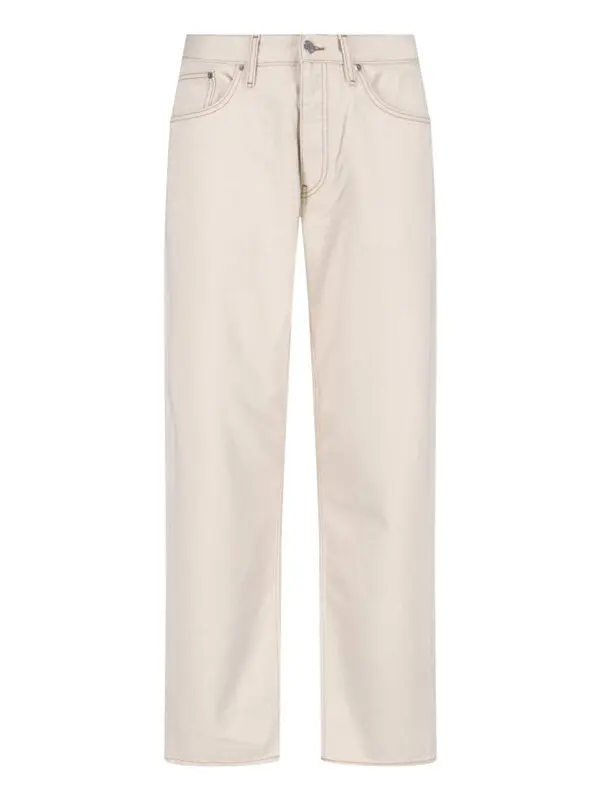 A.p.c. Straight Leg Denim Jeans - Cream