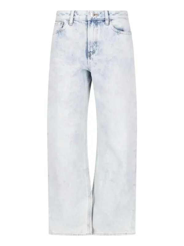 RÓHE Straight Leg Jeans - Light Blue