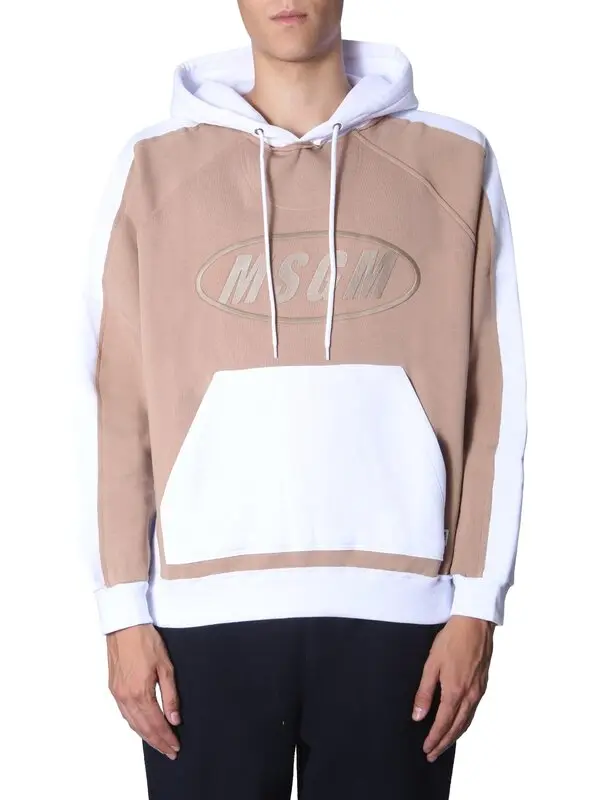 MSGM Hooded Sweatshirt - White