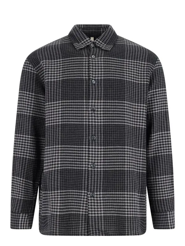 SUNFLOWER Check Shirt "studio - Gray