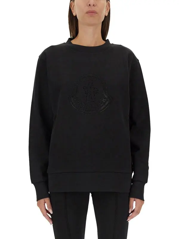 Moncler Logo Sweatshirt - Black