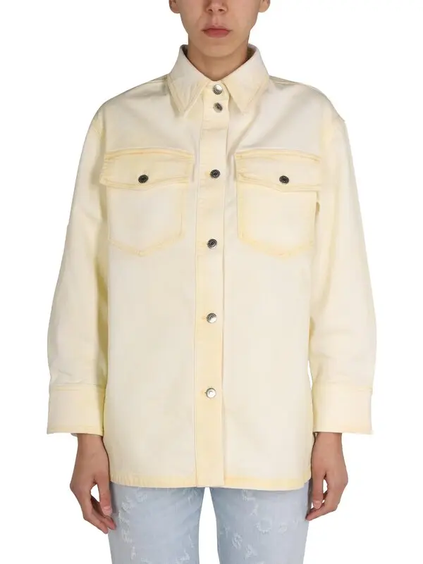 Stella McCartney Denim Shirt Jacket - Yellow