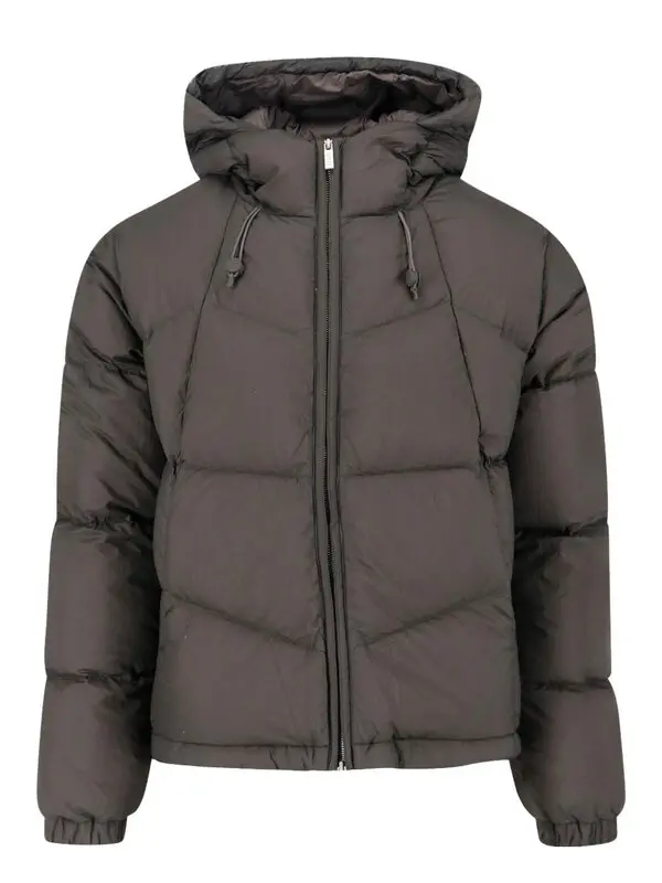 K-WAY Ripstop Down Jacket - Gray