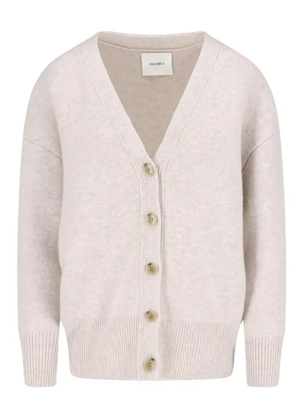 LISA YANG Cashmere Cardigan - Beige