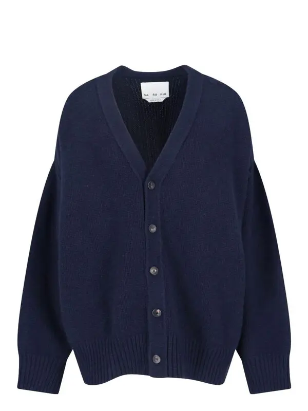 Miu Miu Cashmere Cardigan - Blue