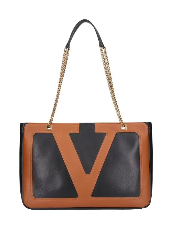 Valentino Garavani Viva Superstar Medium Tote Bag - Black